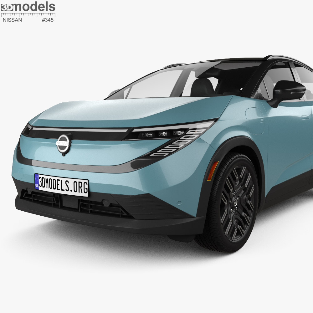 Nissan Leaf 2025 3D model - Download Sports car on 3DModels.org