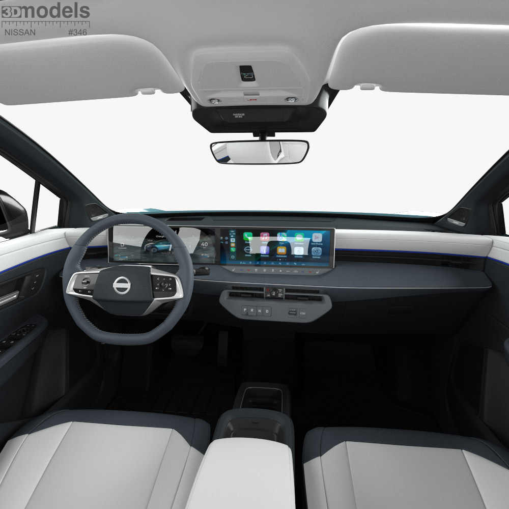 Nissan Leaf with HQ interior 2025 3D model - Download Sports car on ...