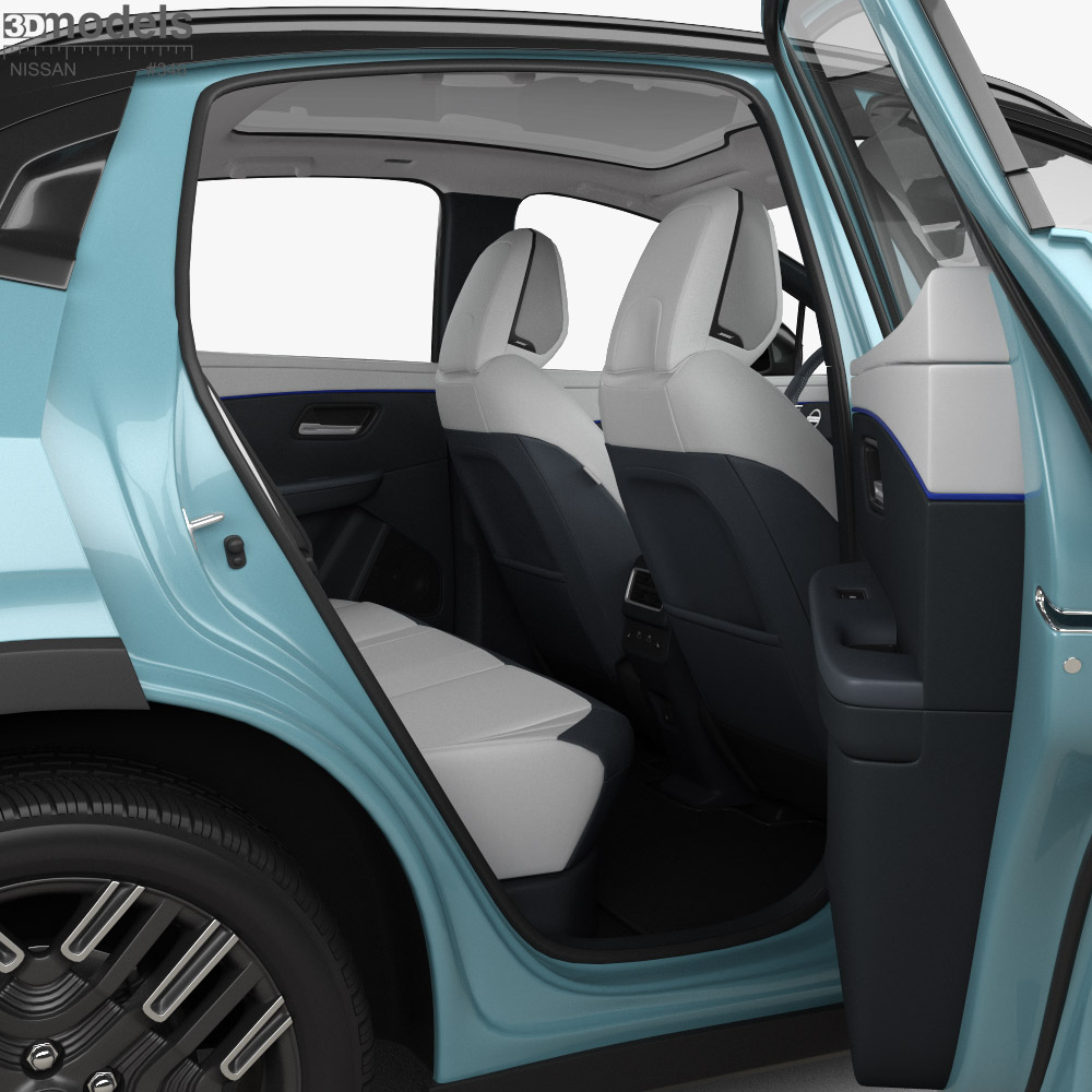 Nissan Leaf with HQ interior 2025 3D model - Download Sports car on ...