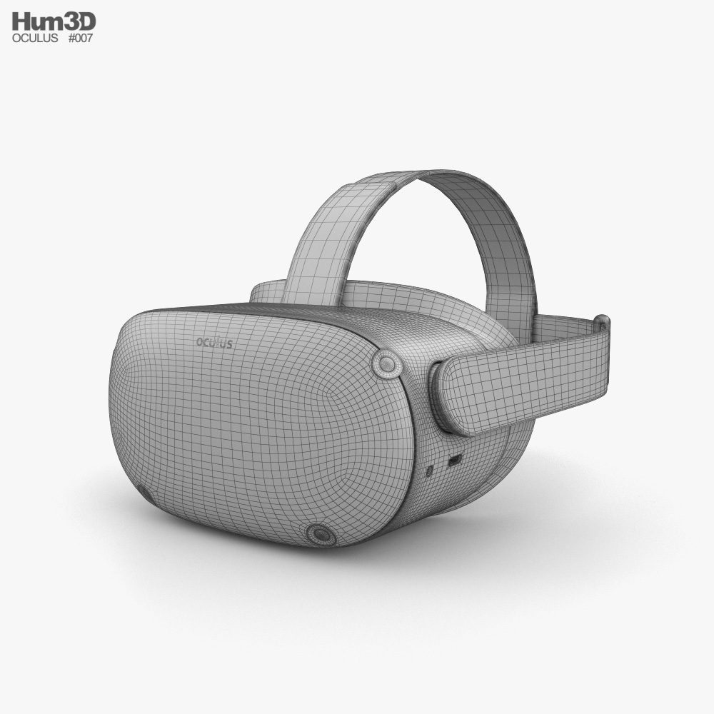 Oculus Quest 2 가상현실 헤드셋 3D 모델 - 다운로드 전자 액세서리 on 3DModels.org