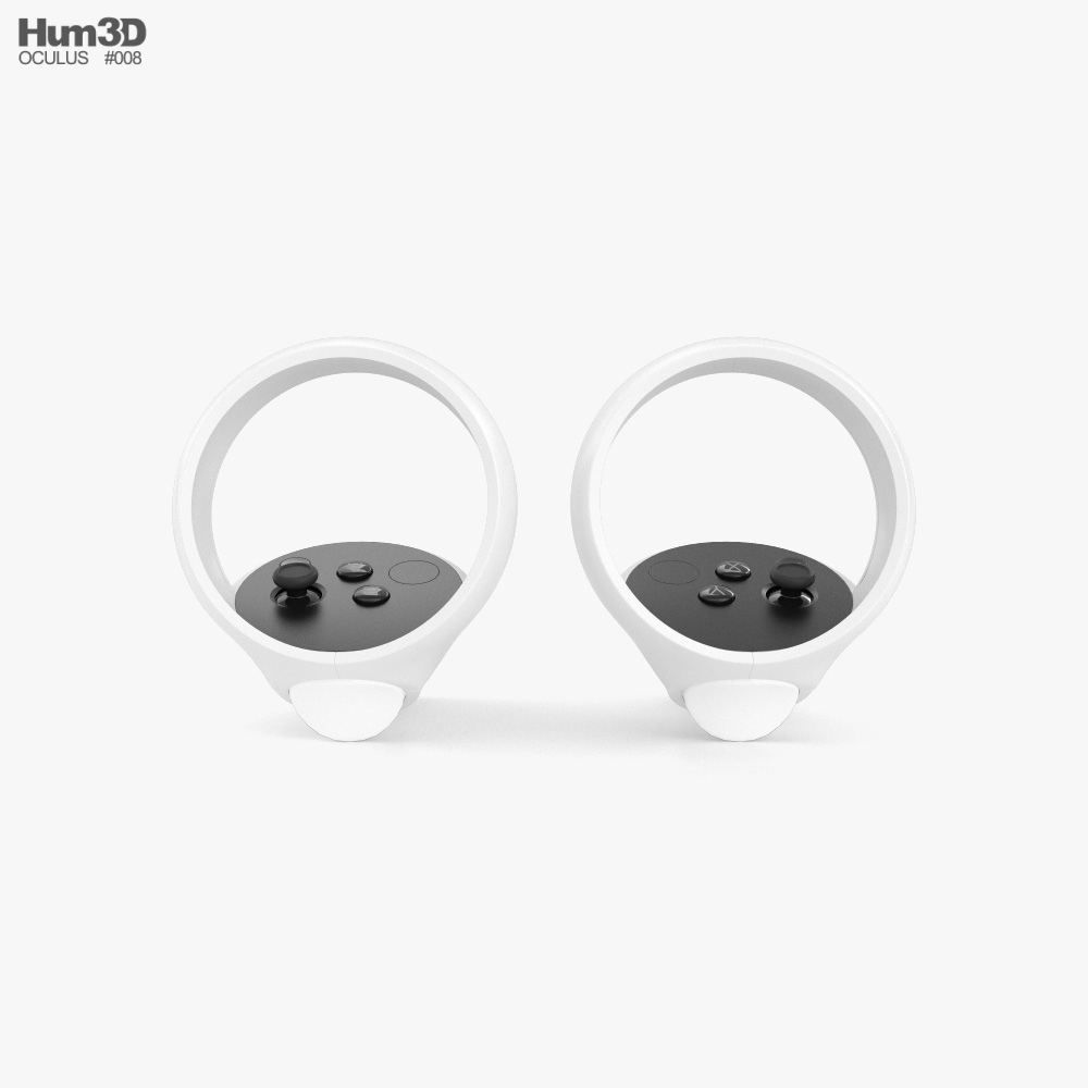 Oculus Quest 2 Controller 3D model - Download Electronic Accessories on ...