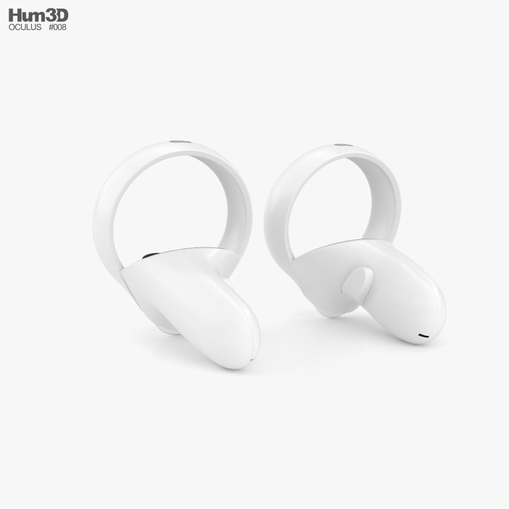 Oculus Quest 2 Controller 3D model - Download Electronic Accessories on ...