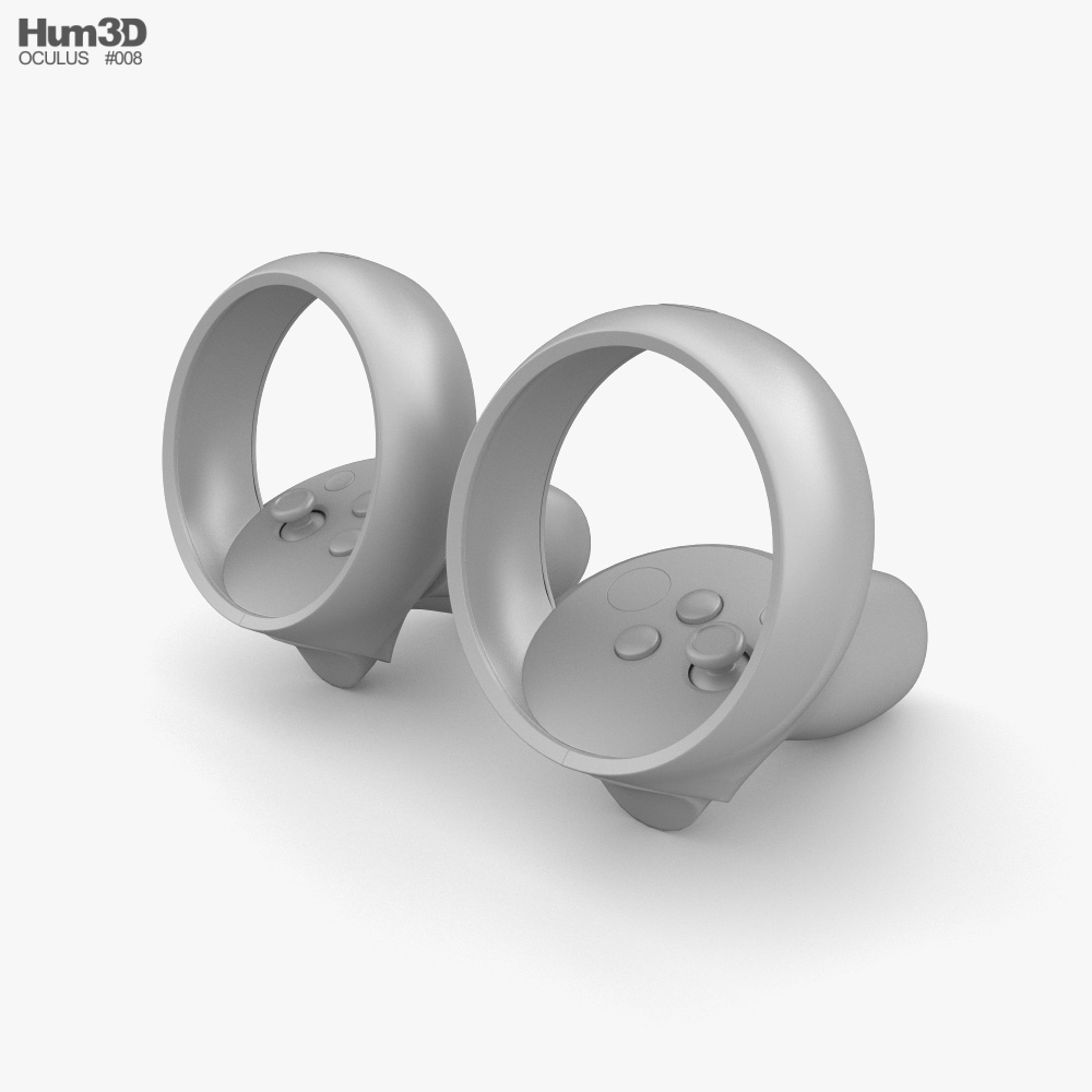 Oculus Quest 2 Controller 3D model - Download Electronic Accessories on ...