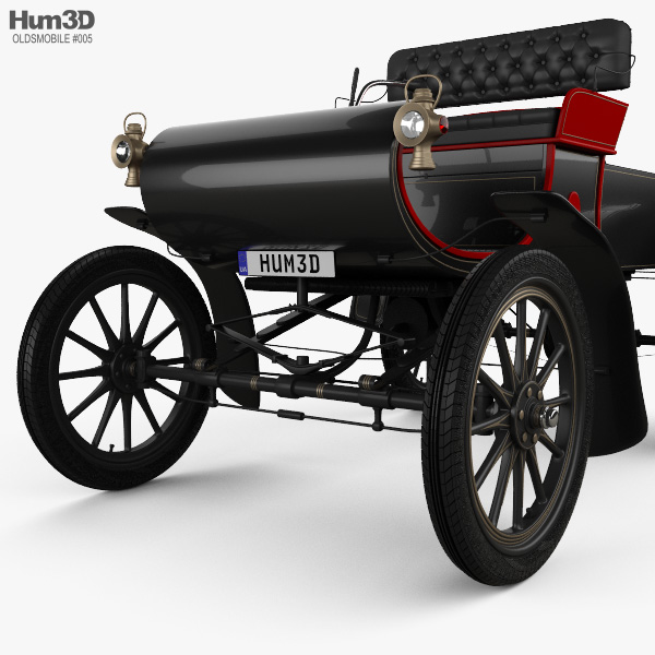 Oldsmobile Model R Curved Dash Runabout 1901 Modelo 3D - Descargar ...