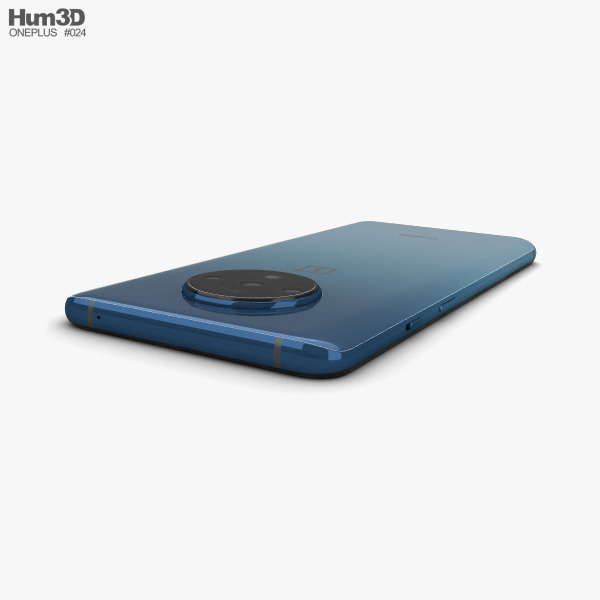 OnePlus 7T Glacier Blue 3D model - Download Phones on 3DModels.org