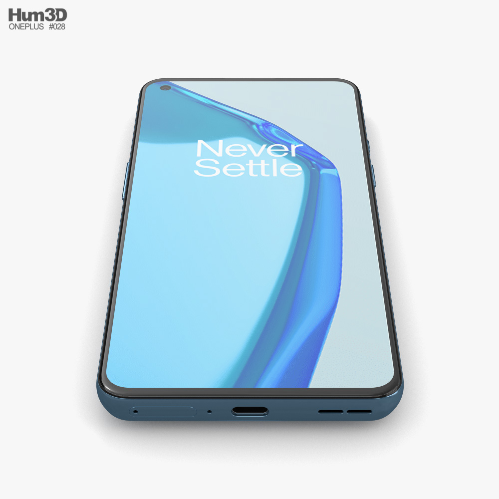 OnePlus 9 Arctic Sky 3D model - Download Phones on 3DModels.org