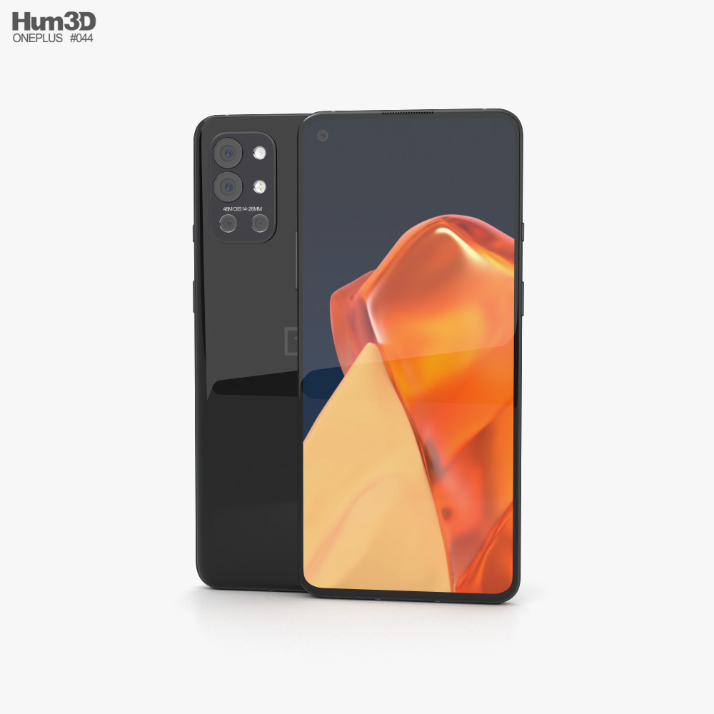 OnePlus 9R Carbon Black 3D model - Download Phones on 3DModels.org