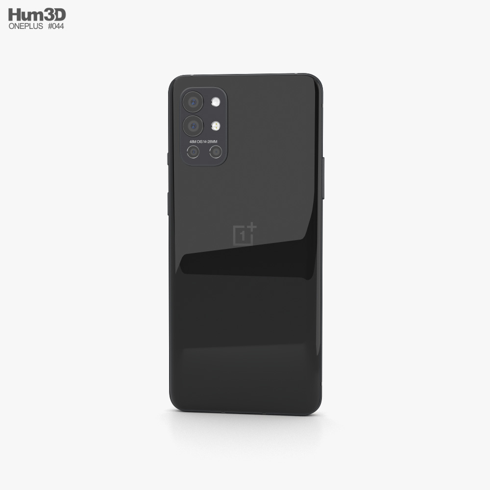 OnePlus 9R Carbon Black 3D model - Download Phones on 3DModels.org