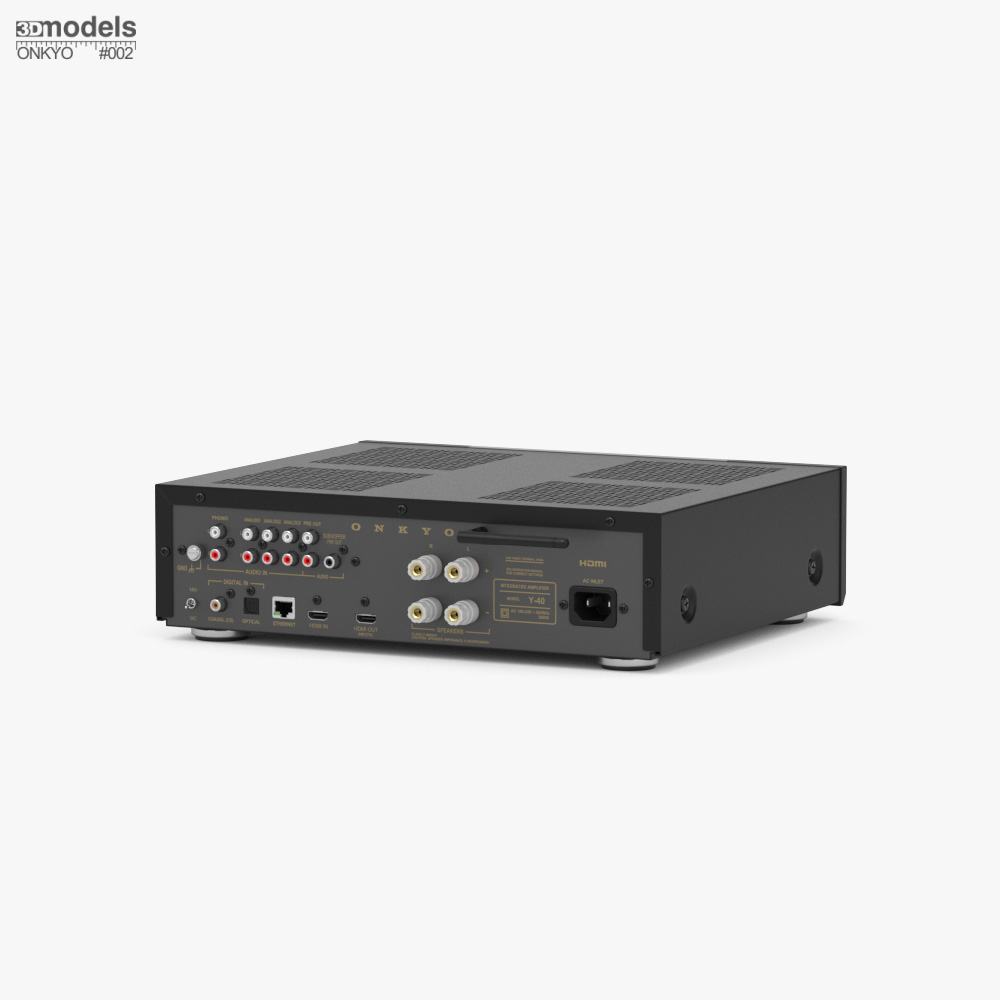 Onkyo Muse Y50 3D model - Download Audio Devices on 3DModels.org