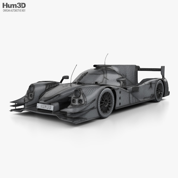 Onroak Automotive Ligier JS P2 2015 3D model - Download Sports car on ...