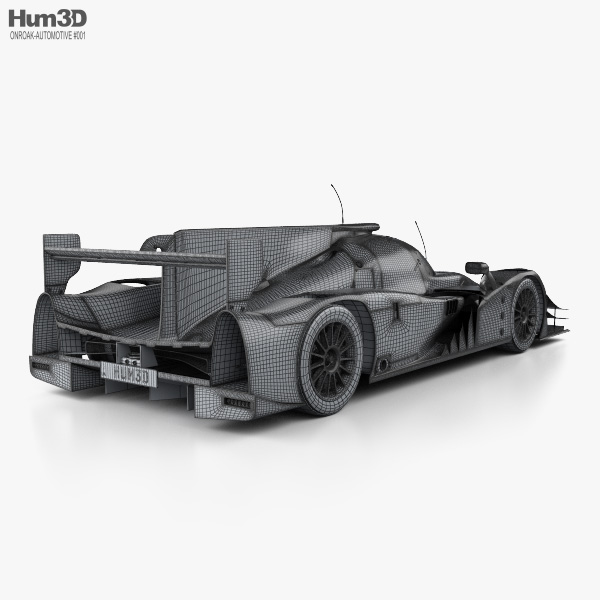 Onroak Automotive Ligier JS P2 2015 3D model - Download Sports car on ...