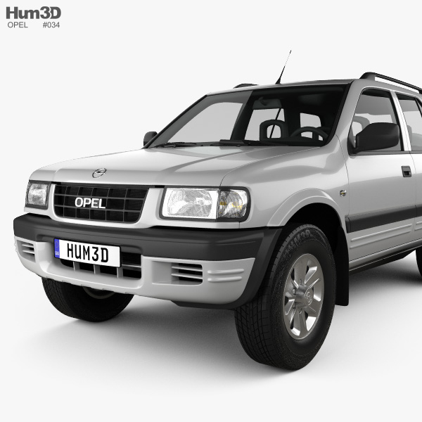 Opel Frontera (B) 2004 3D model - Download Crossover SUV on 3DModels.org
