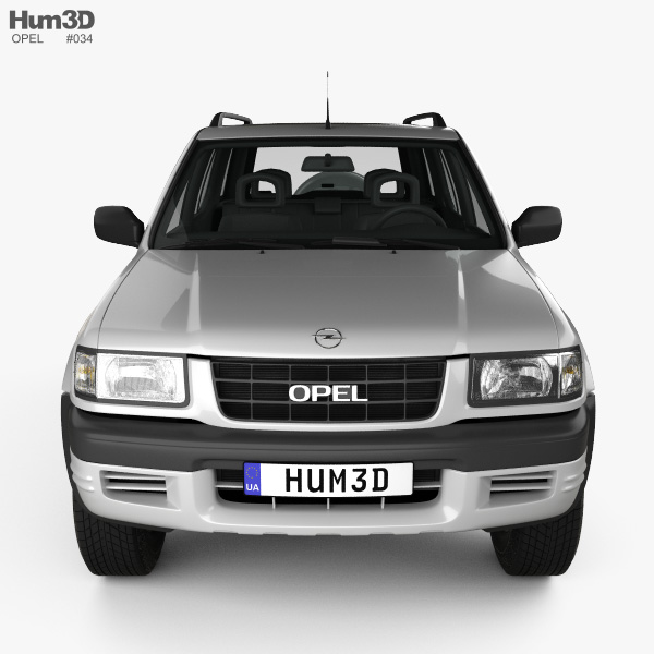 Opel Frontera (B) 2004 3D model - Download Crossover SUV on 3DModels.org