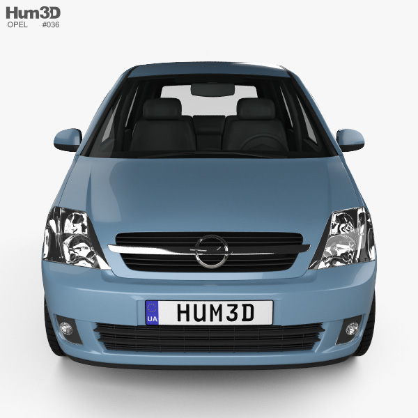 Opel Meriva (A) 2006 3D model - Download Van on 3DModels.org