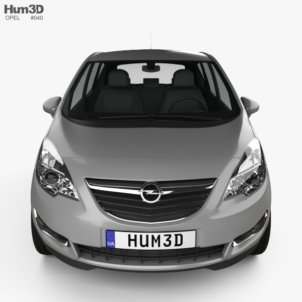 Opel Meriva (B) 2016 3D model - Download Van on 3DModels.org