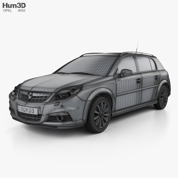 Opel Signum 2008 3D model - Download Hatchback on 3DModels.org