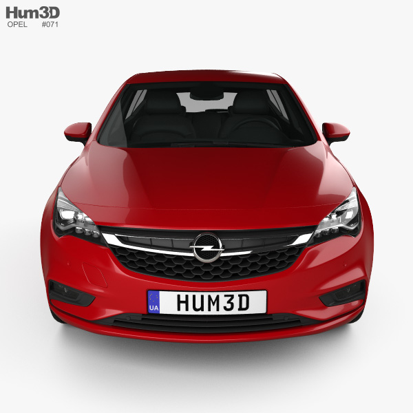 Opel Astra K 2019 3D model - Download Hatchback on 3DModels.org