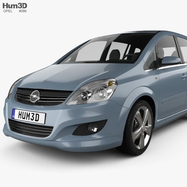 Opel Zafira (B) 2013 Modèle 3D - Télécharger Van on 3DModels.org