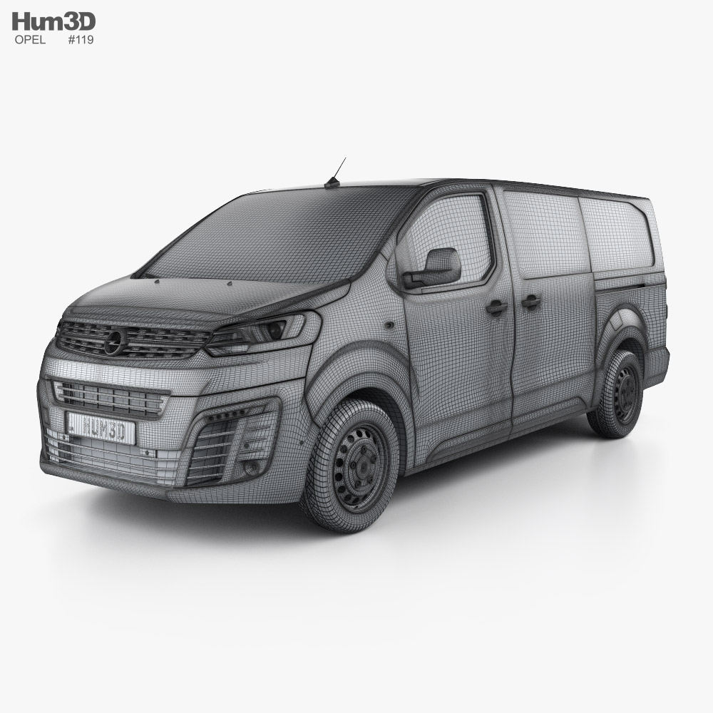 Opel Vivaro Panel Van L3 2022 3D model - Download Van on 3DModels.org