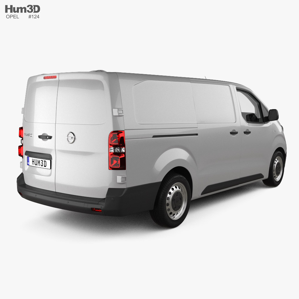 Opel Vivaro Panel Van L3 with HQ interior 2022 3D model - Download Van ...