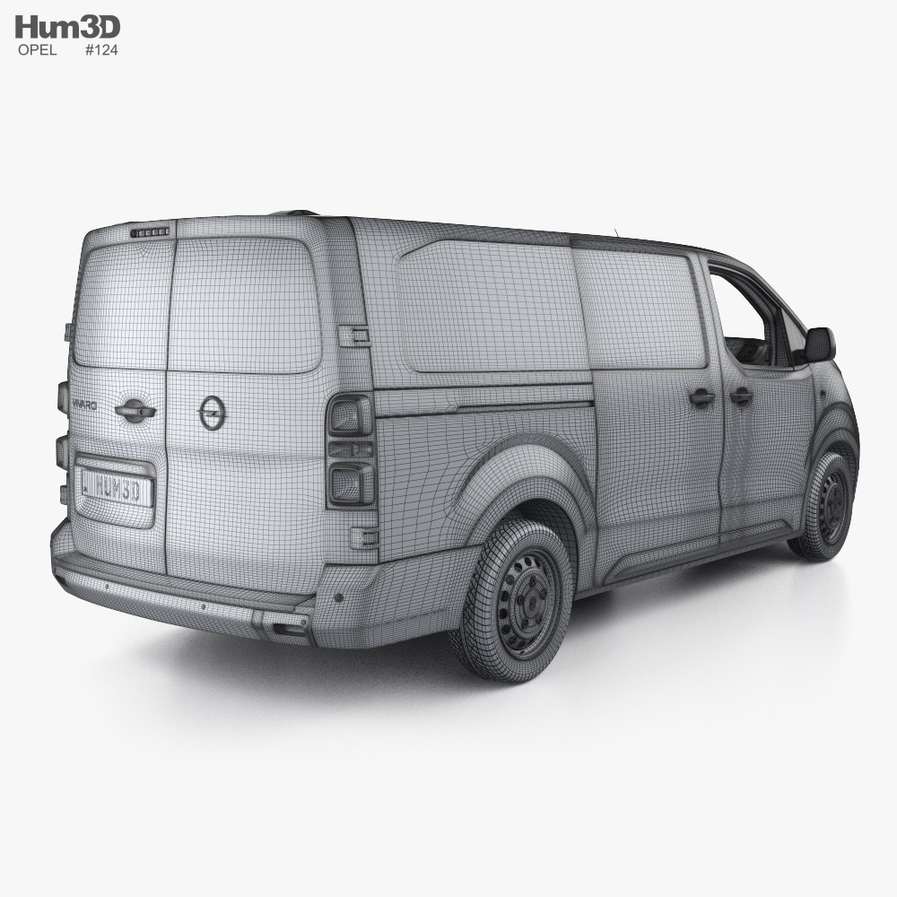 Opel Vivaro Panel Van L3 with HQ interior 2022 3D model - Download Van ...