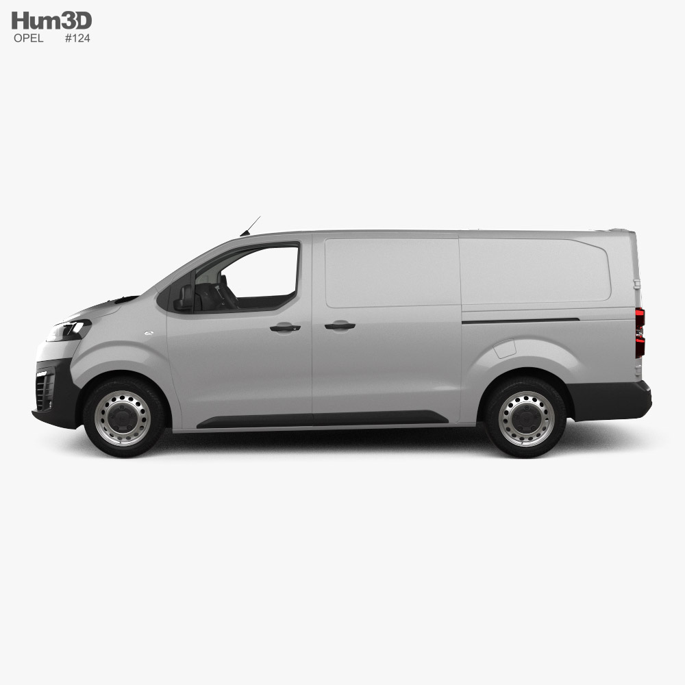 Opel Vivaro Panel Van L3 with HQ interior 2022 3D model - Download Van ...