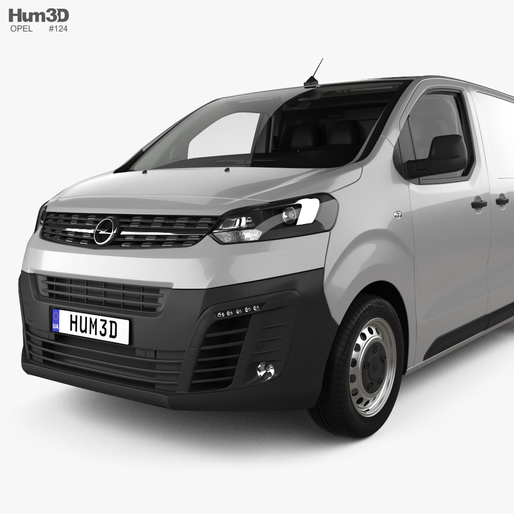 Opel Vivaro Panel Van L3 with HQ interior 2022 3D model - Download Van ...