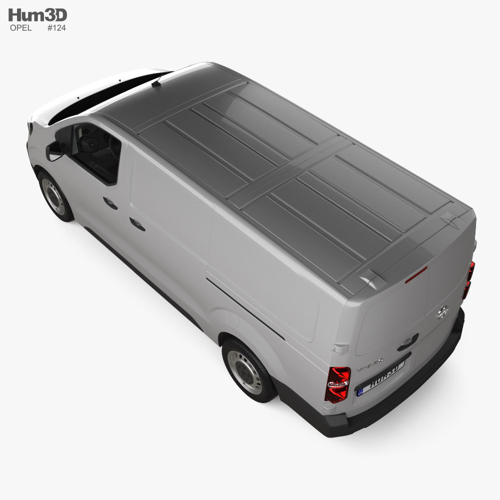 Opel Vivaro Panel Van L3 with HQ interior 2022 3D model - Download Van ...