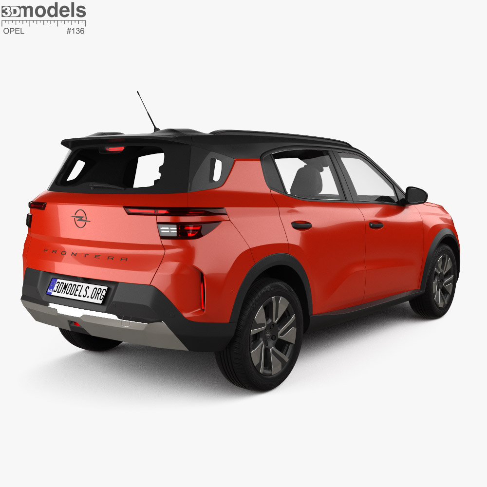 Opel Frontera GS Electric 2025 3D model - Download Crossover SUV on ...