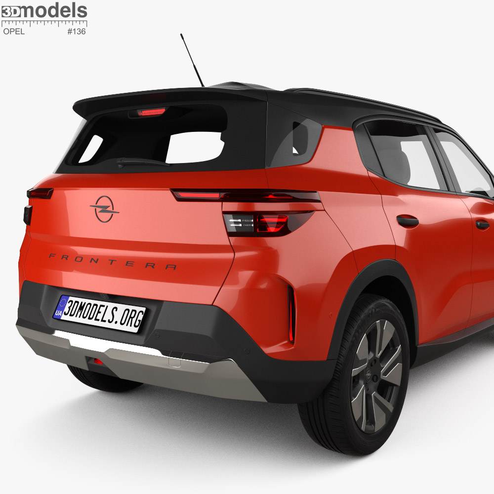 Opel Frontera GS Electric 2025 3D model - Download Crossover SUV on ...