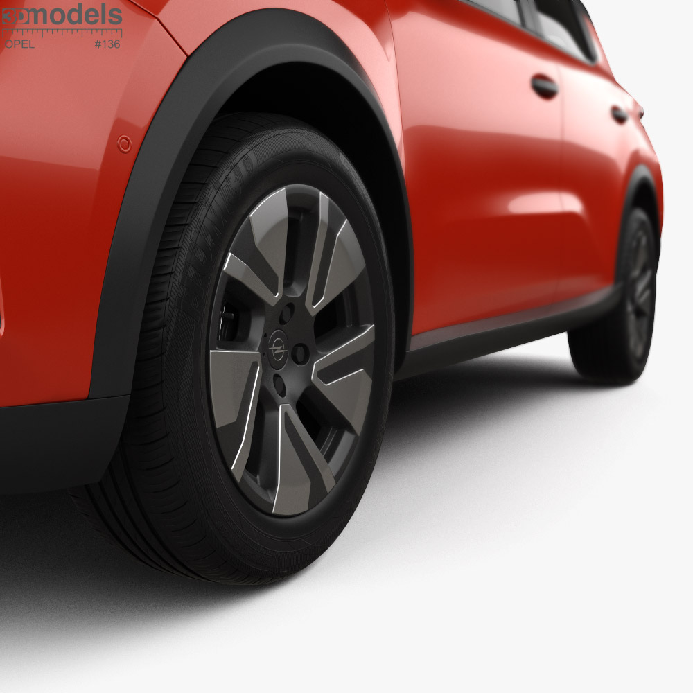 Opel Frontera GS Electric 2025 3D model - Download Crossover SUV on ...