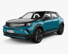 Opel Mokka GS Electric 2025 3D model - Download Crossover SUV on ...