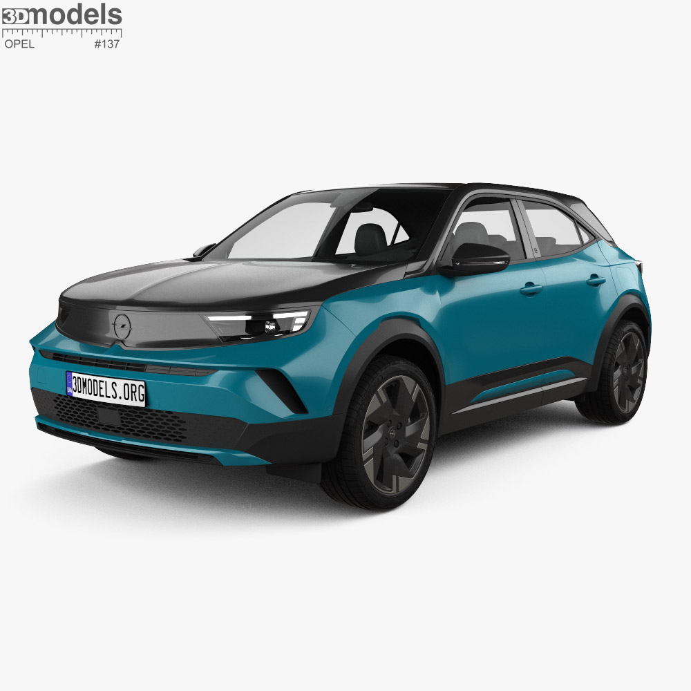 Opel Mokka GS Electric 2025 Modelo 3D - Descargar Crossover SUV on ...