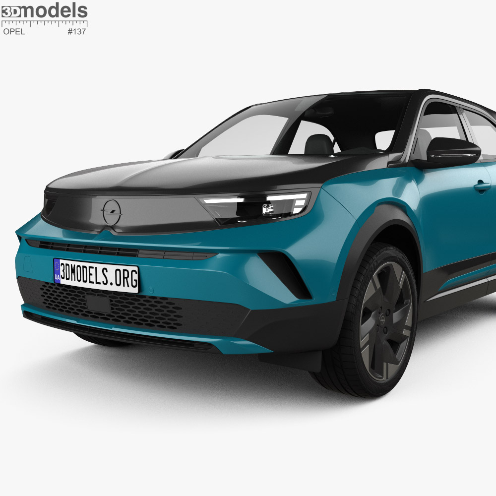 Opel Mokka GS Electric 2025 3D model - Download Crossover SUV on ...