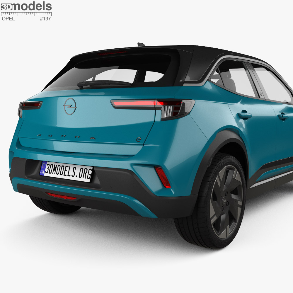 Opel Mokka GS Electric 2025 3D model - Download Crossover SUV on ...