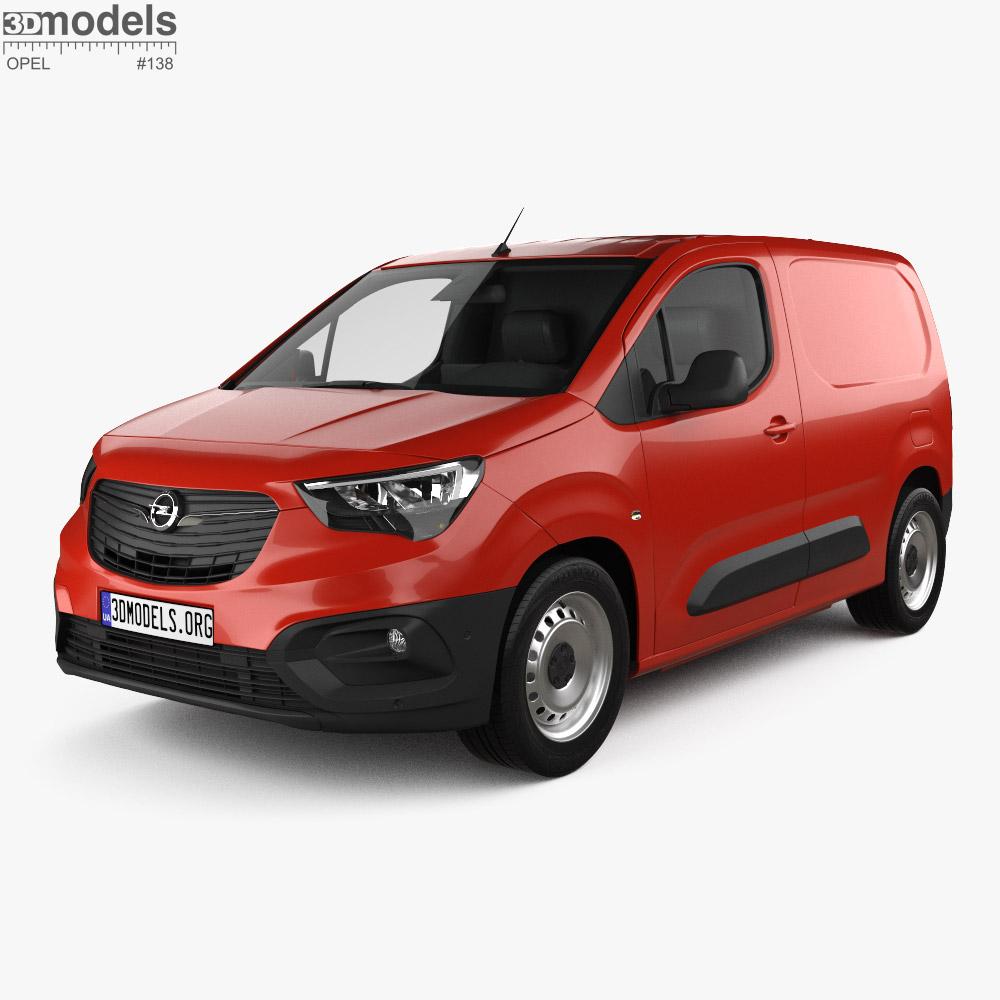 Opel Combo Cargo 2021 Modèle 3D - Télécharger Van activé 3DModels.org