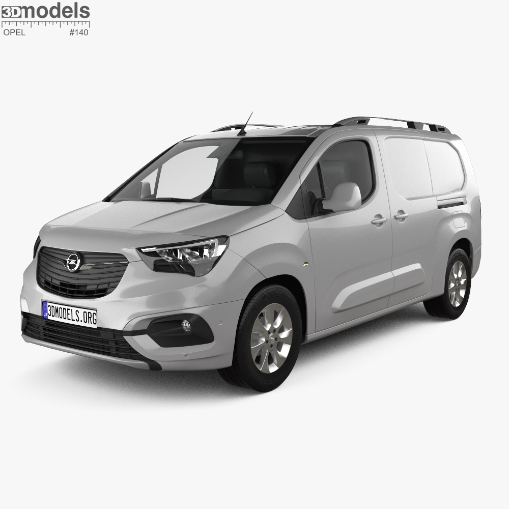 Opel Combo Cargo XL 2021 3D model - Download Van on 3DModels.org