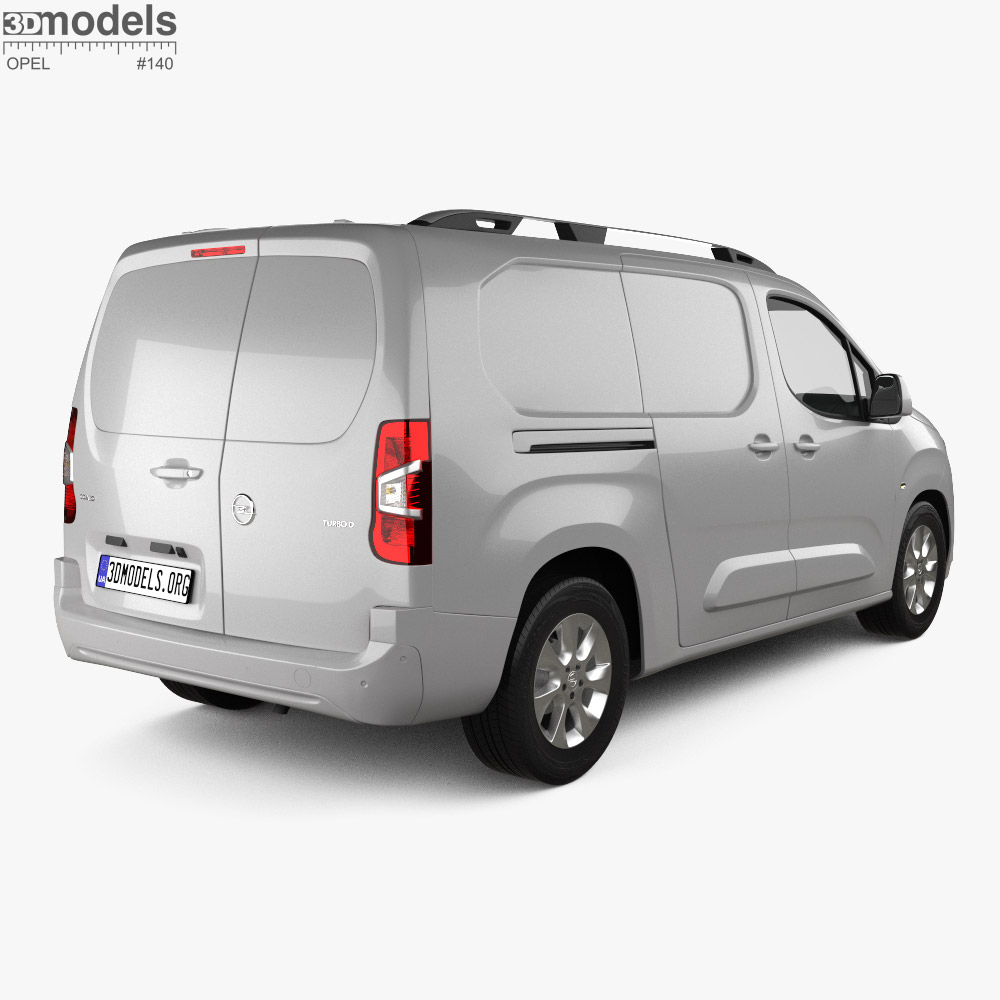 Opel Combo Cargo XL 2021 3D model - Download Van on 3DModels.org