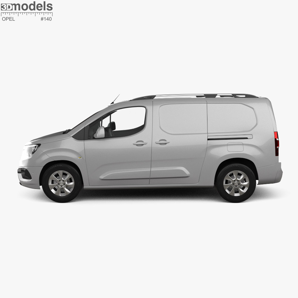 Opel Combo Cargo XL 2021 3D model - Download Van on 3DModels.org