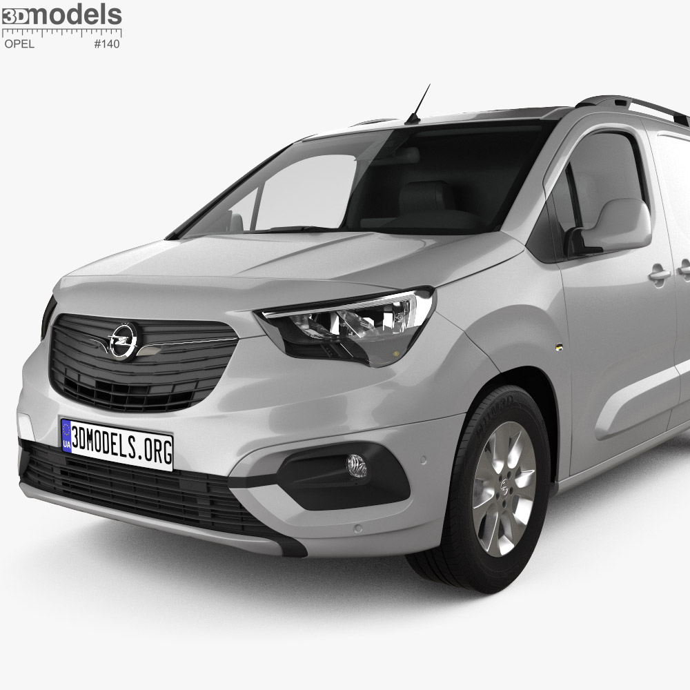 Opel Combo Cargo XL 2021 3D model - Download Van on 3DModels.org