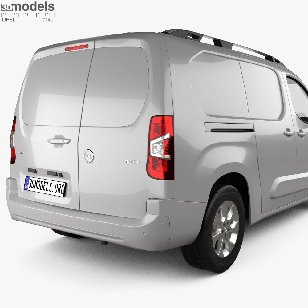 Opel Combo Cargo XL 2021 3D model - Download Van on 3DModels.org