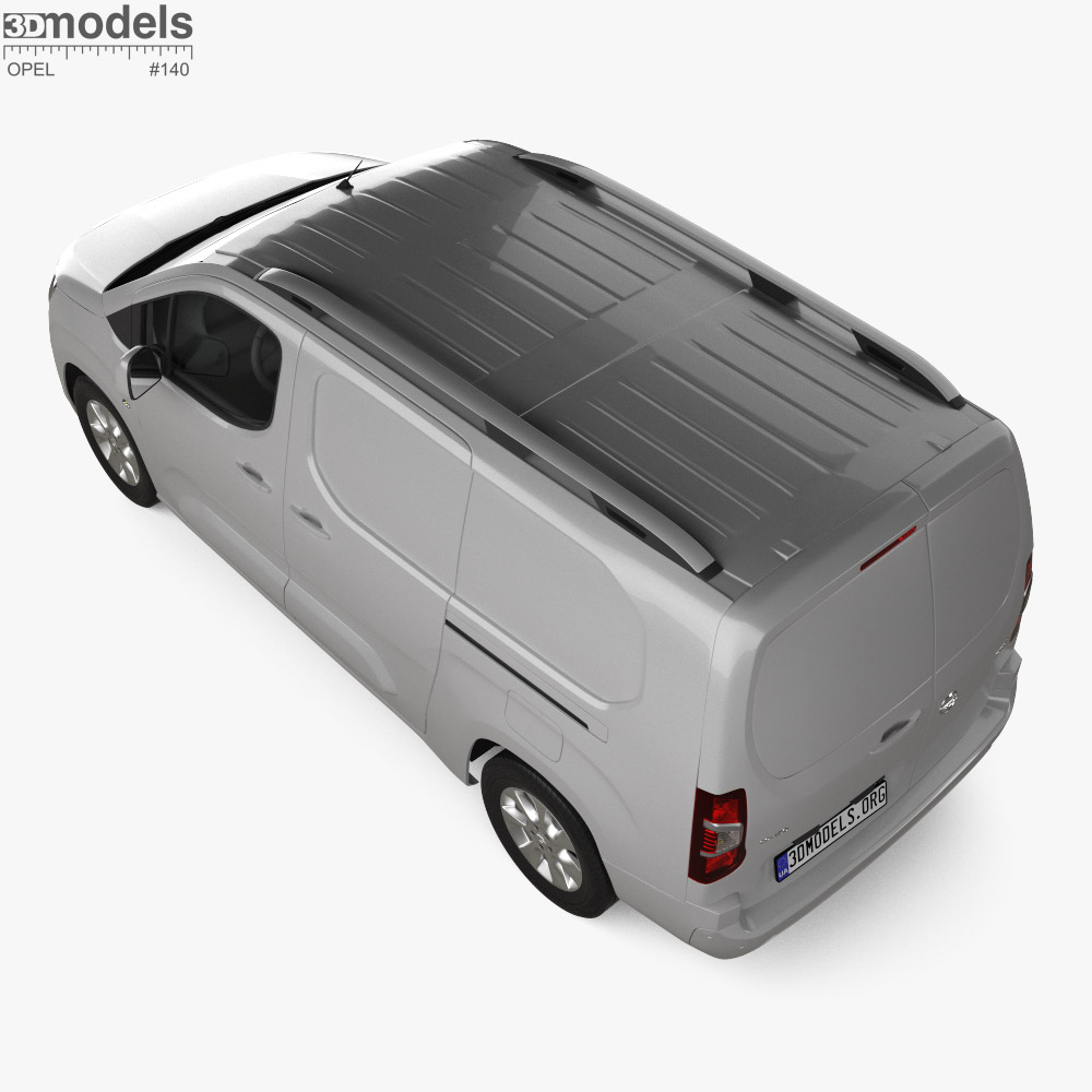 Opel Combo Cargo XL 2021 3D model - Download Van on 3DModels.org