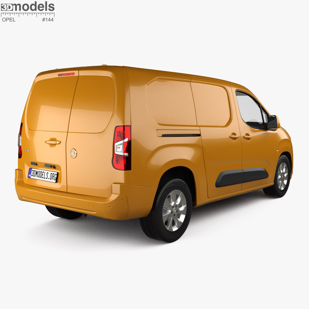 Opel Combo e Cargo XL 2024 3D model - Download Van on 3DModels.org
