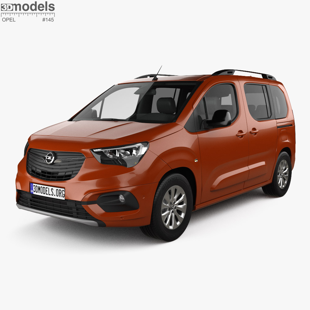 Opel Combo e Life 2024 3D model - Download Van on 3DModels.org