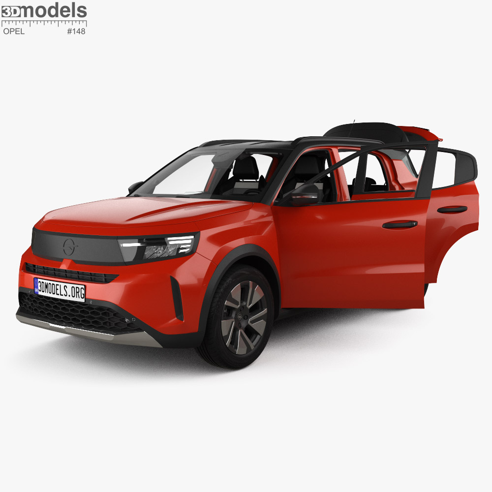 Opel Frontera GS Electric with HQ interior 2025 3D model - Download ...