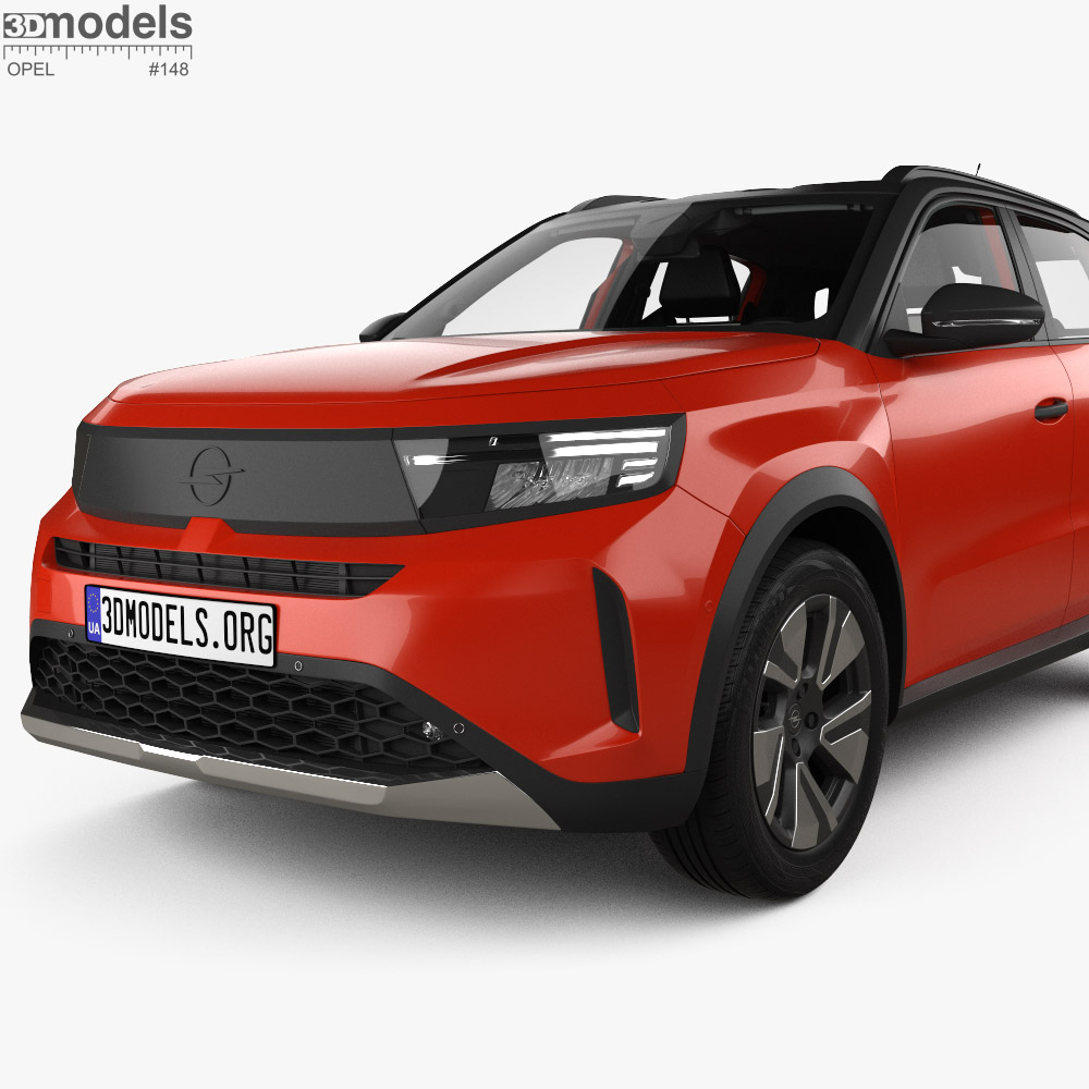 Opel Frontera GS Electric with HQ interior 2025 3D model - Download ...