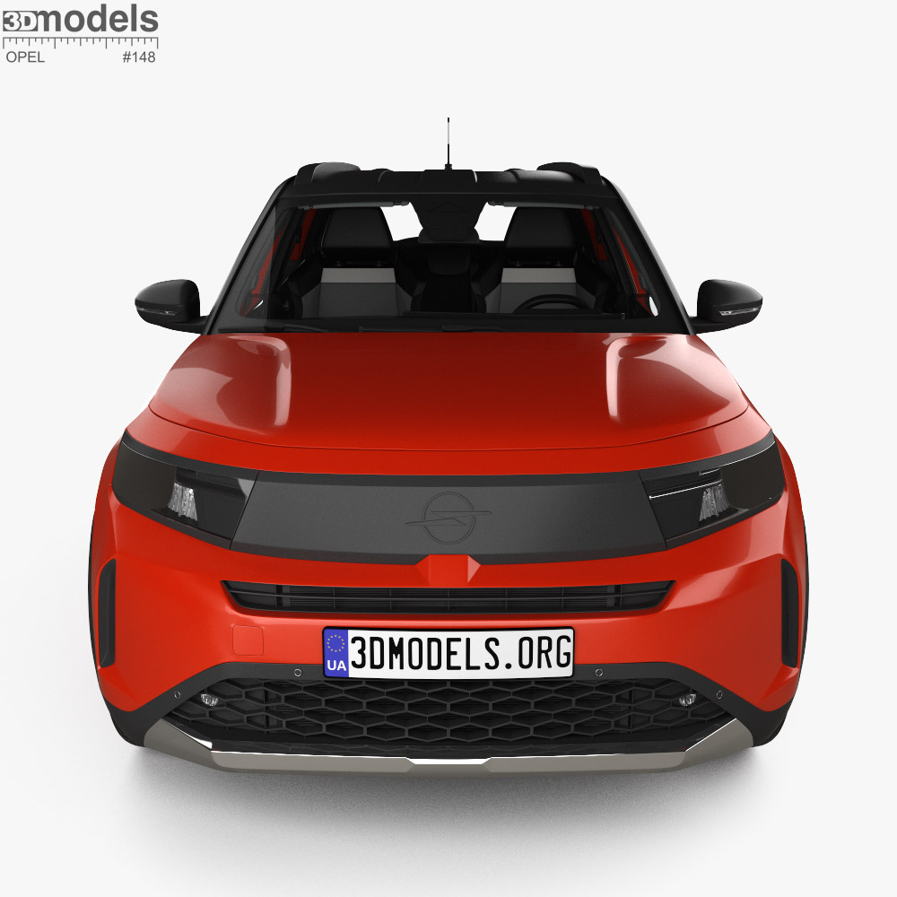 Opel Frontera GS Electric with HQ interior 2025 3D model - Download ...
