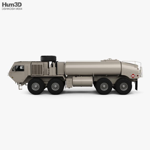 Oshkosh HEMTT M978A4 Fuel Servicing Truck 2014 3D model - Download ...