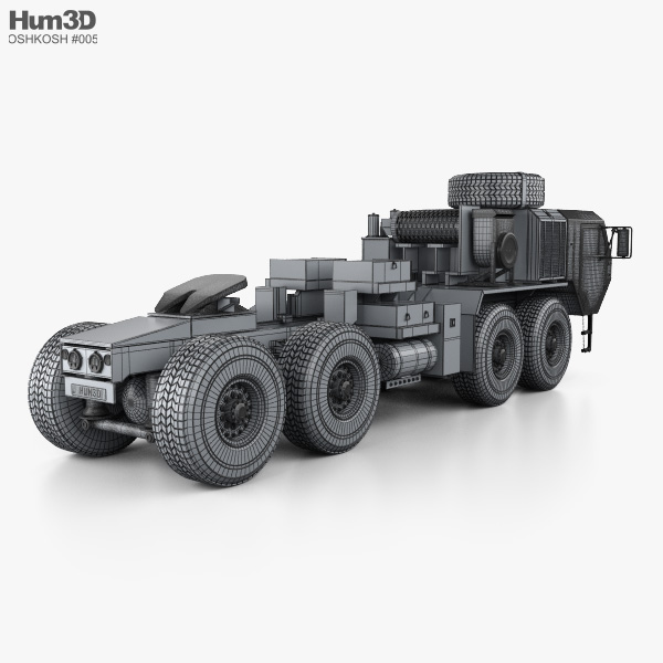 Oshkosh HEMTT M983A4 Patriot Tractor Truck 2014 3D model - Download ...