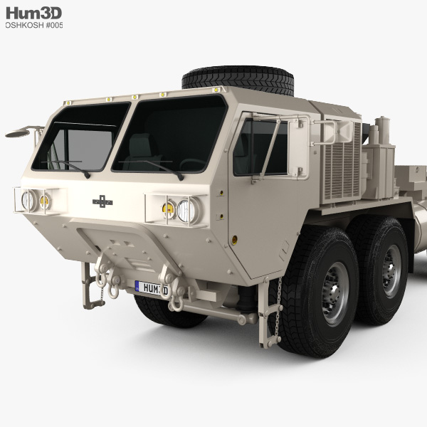 Oshkosh HEMTT M983A4 Patriot Tractor Truck 2014 3D model - Download ...